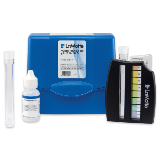 pH Wide Range Test Kit - LaMotte, 5-10 pH – Dynamic Aqua-Supply