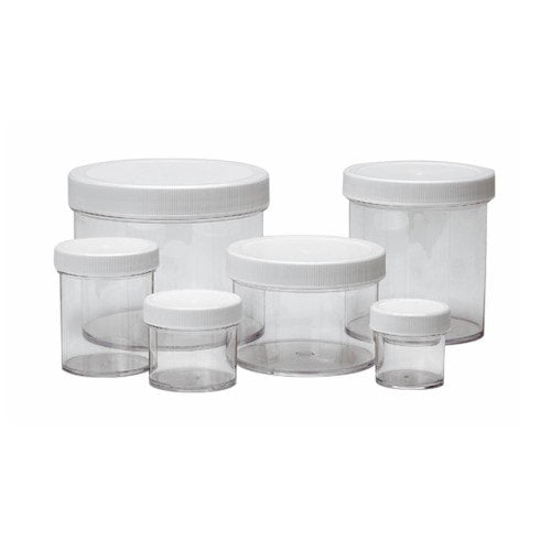 Polystyrene (Clear) Jars, Straight-Sided 60ml – Dynamic Aqua-Supply